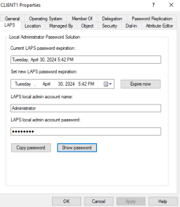 New Microsoft LAPS (Encryption) – A sys admin blog